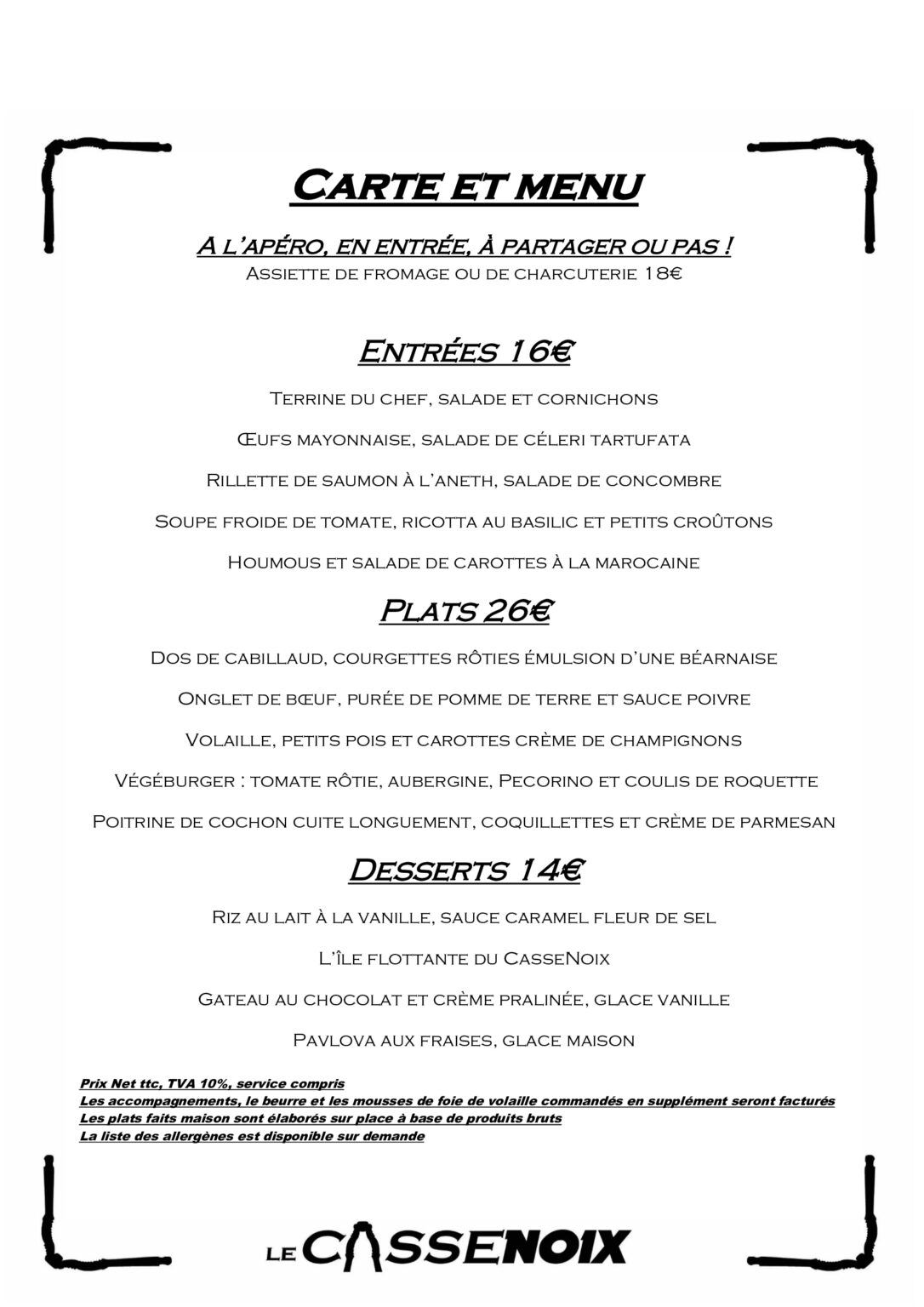 Accueil - Le Casse Noix